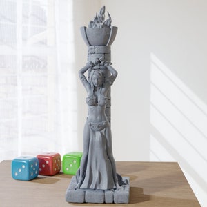 Sexy Warrior Queen Chained Slave Outfit - Dnd Miniature | Dungeons and ...