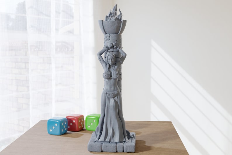 Sexy Warrior Queen Chained Slave Outfit - Dnd Miniature | Dungeons and ...