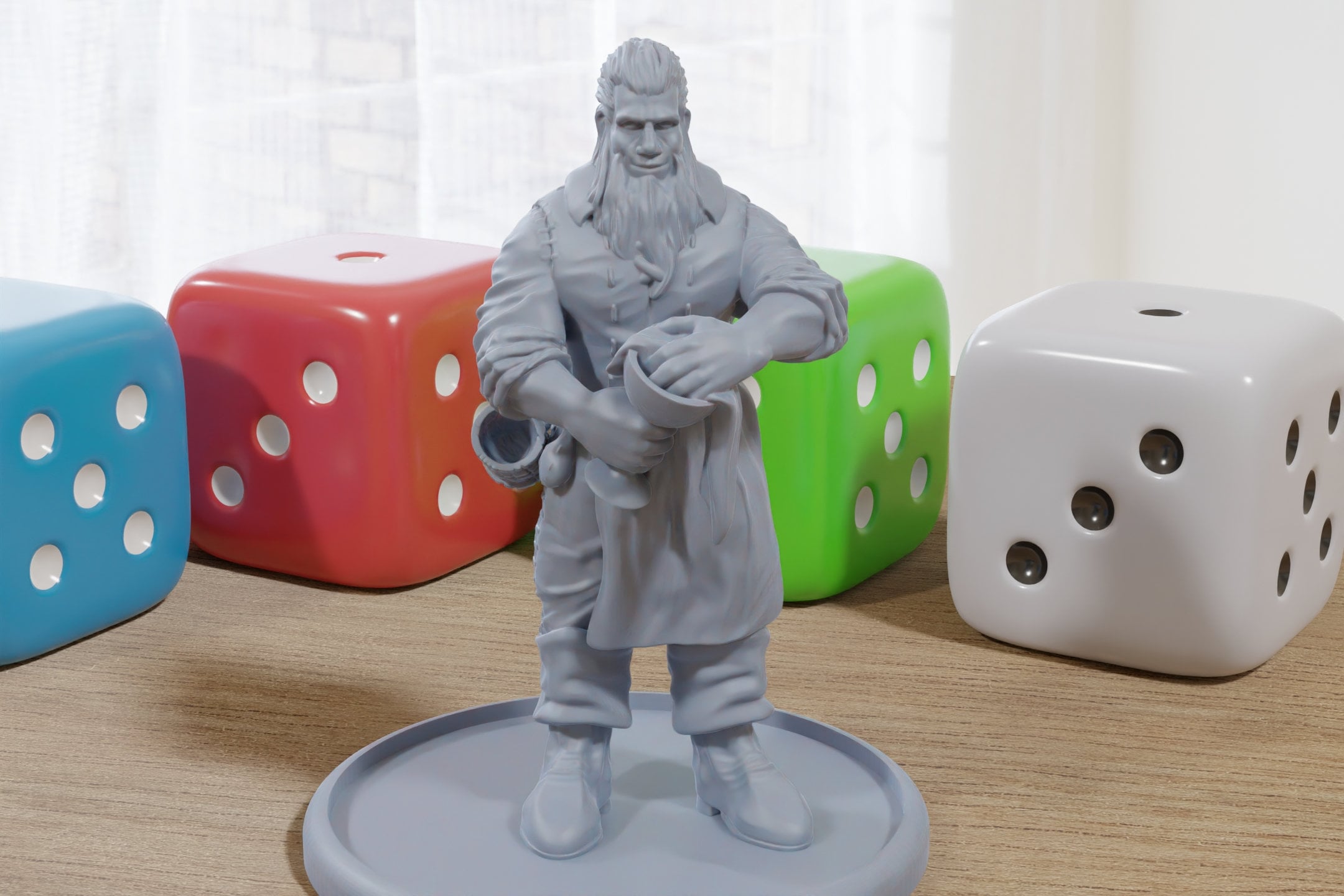 Innkeeper Medieval Townsfolk / Villagers 3D Printed Minifigures for ...