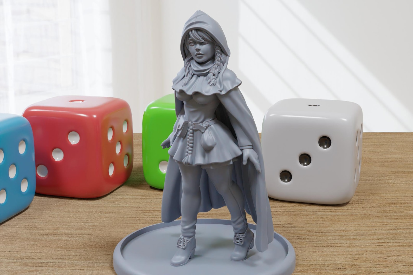 Lirael Maiden Sexy Pinup 3D Printed Minifigures for Fantasy Miniature ...