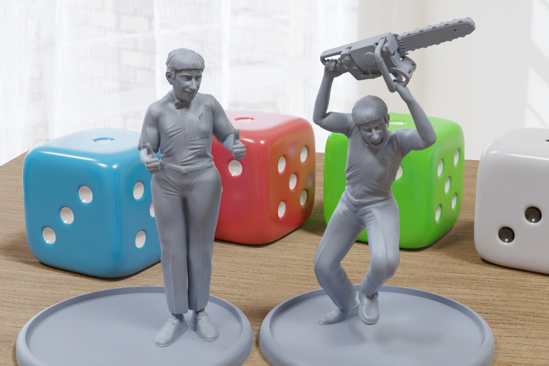 Nerds - 3D Printed Minifigures for Gangster Miniature Tabletop Games ...