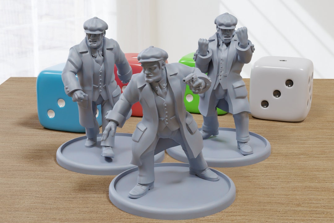 Classic Street Thugs - 3D Printed Minifigures for Gangster Miniature ...