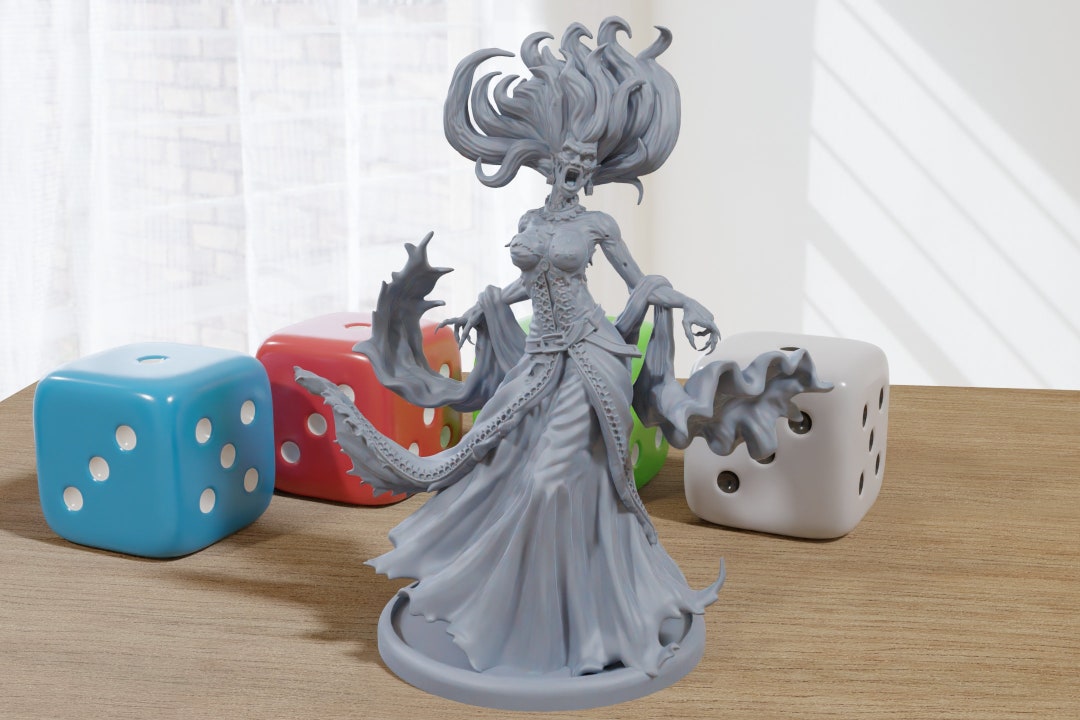 Banshee - 3D Printed Minifigure - Proxy Minis for Dnd, Baldurs Gate ...