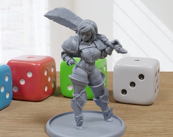 Brutal Sexy Pinups 3D Printed Minifigures for Fantasy Miniature ...