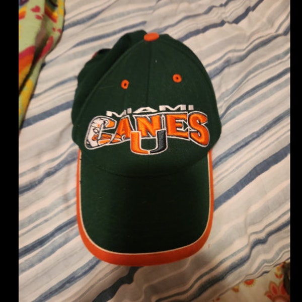 Miami Hurricanes Hat - Etsy