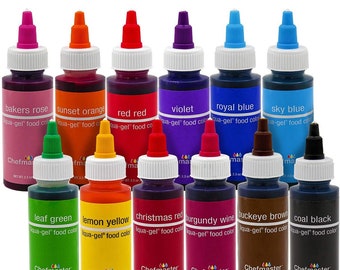 Neon Pink Gel Food Coloring Chefmaster Neon Pink Food Color, Bright ...