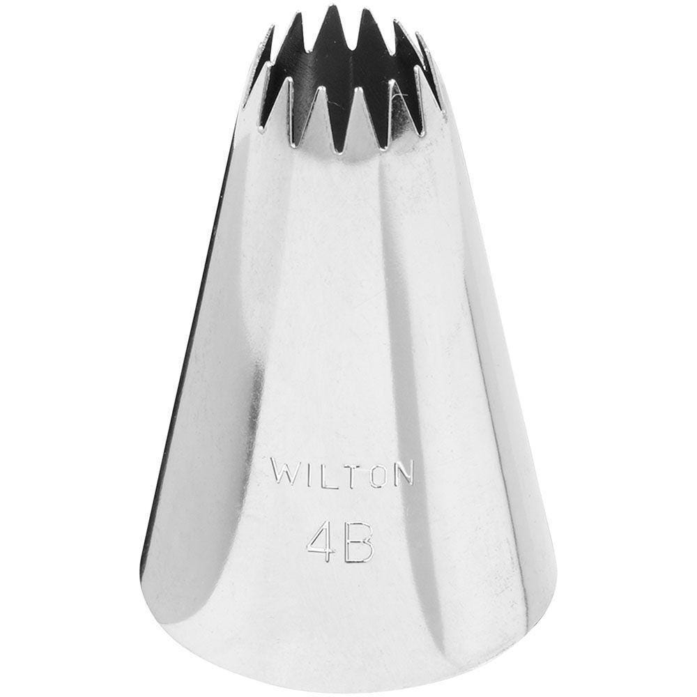 Wilton/ateco Open Star Piping Tip #4B - Etsy