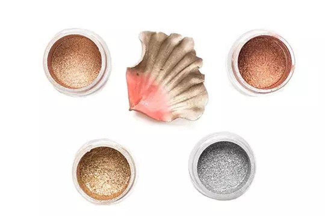 Sunflower Sugar Art Highlighter Dust Gold, Copper, Rose Gold, & Silver ...