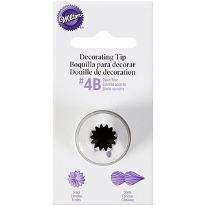 Wilton/ateco Open Star Piping Tip #4B - Etsy
