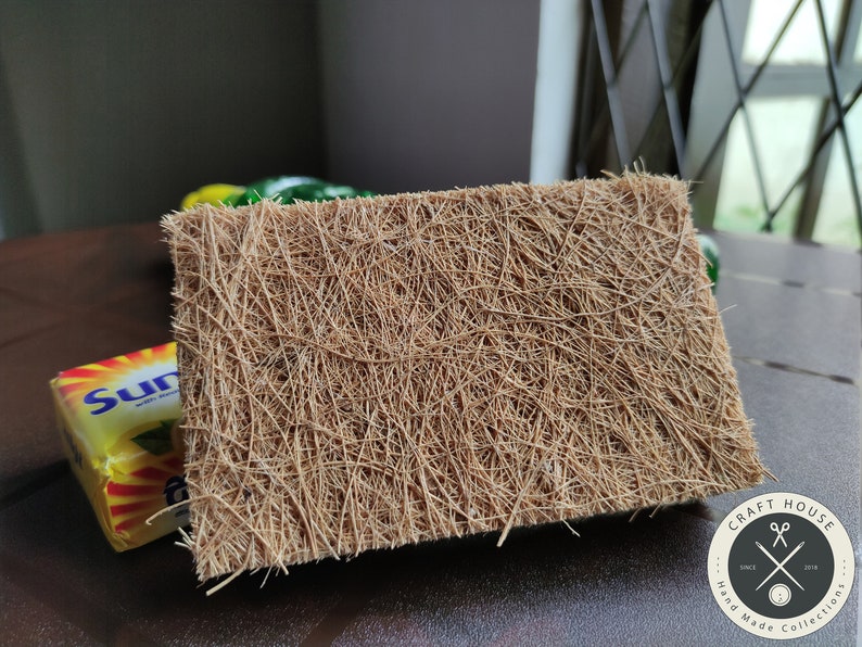 Coconut Coir Scrubber | Eco Friendly Scrubber | Kitchen Scrubber - Etsy