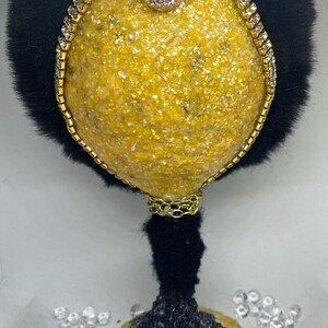 Bling Fur Wine Glass - Etsy