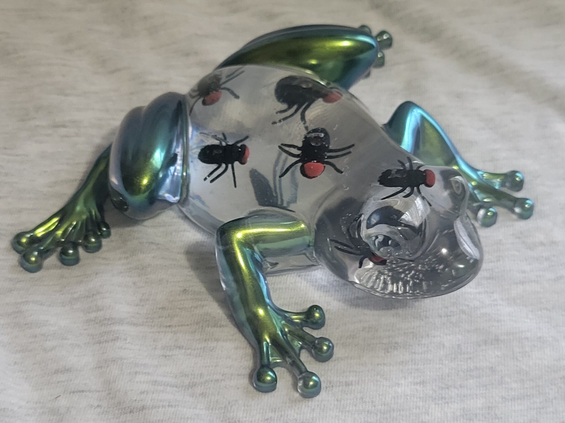 Resin Tree Frog With Flies in Body - Etsy