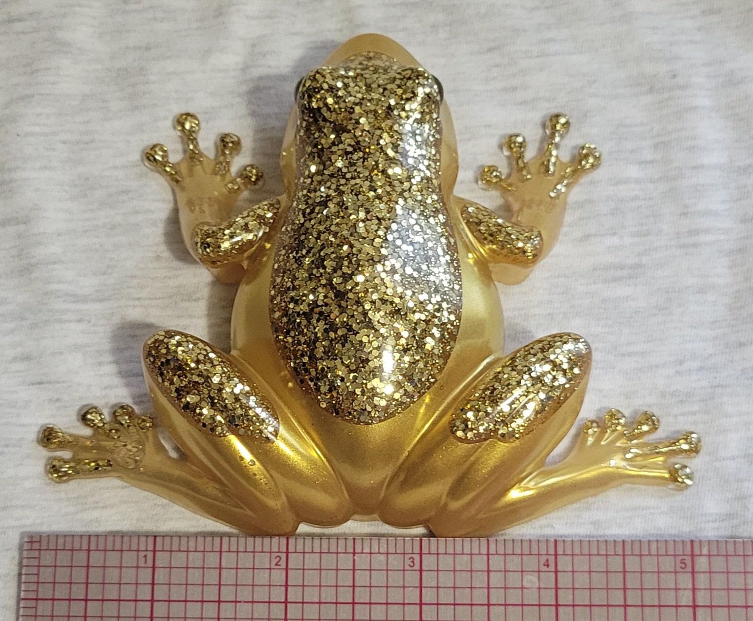 Resin Gold Glitter Tree Frog - Etsy