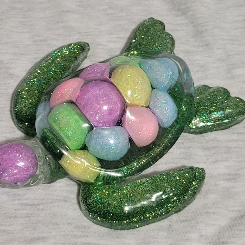 Glitter Turtle - Etsy