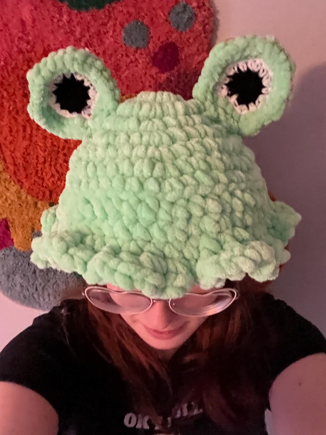 Chunky Crochet Froggy Bucket Hat, Handmade Hats, Gifts for Him, Gifts ...
