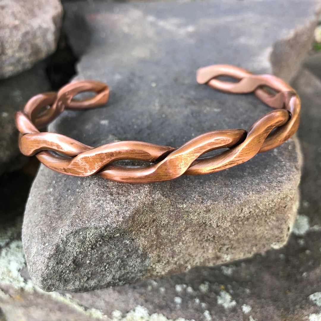 Simple Stylish Copper Bracelet + Free Polishing Wax - Etsy