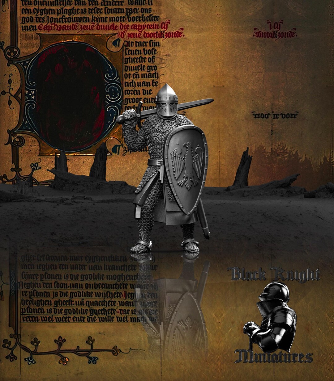 13th Century Duke Konrad I of Masovia | 28mm Scale | Black Knight ...