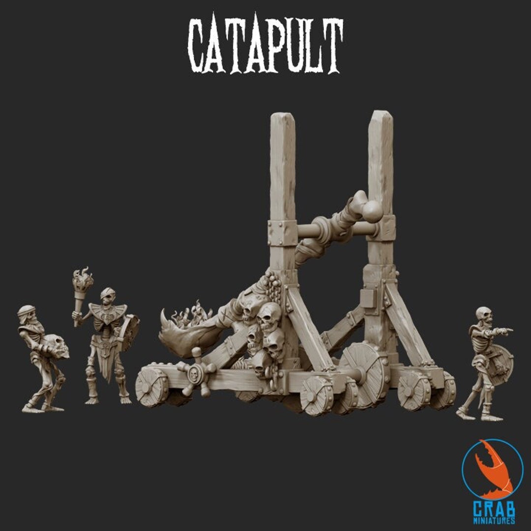 Catapult 32mm Scale Pharaohs Legacy: Undead Army Crab Miniatures - Etsy