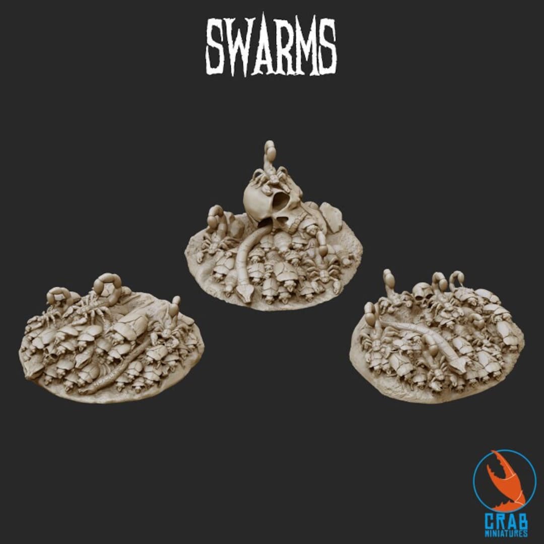 Swarms | 32mm Scale | Pharaoh’s Legacy: Undead Army | Crab Miniatures ...