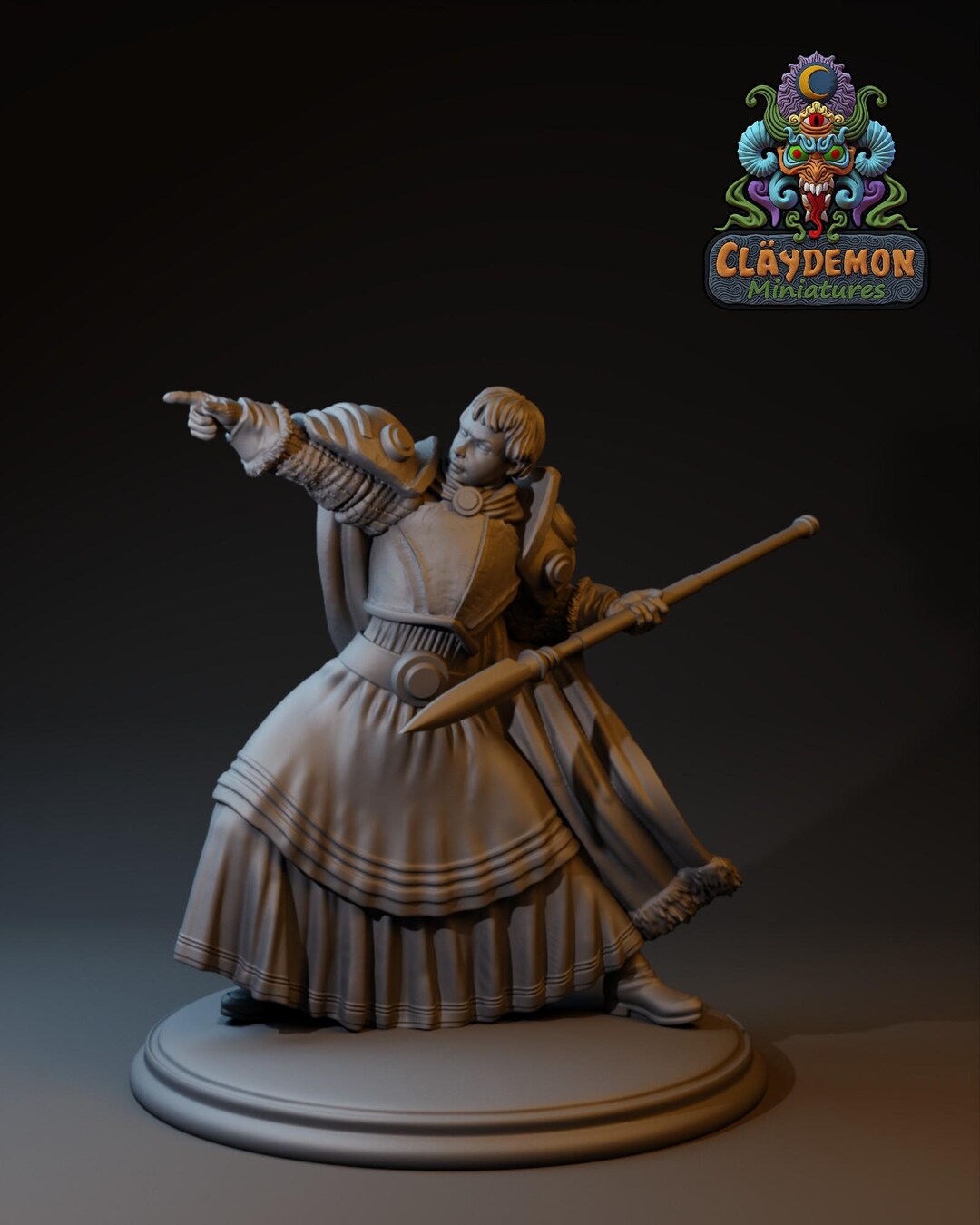 Mara | 32mm / 75mm Scale | Claydemon Miniatures - Etsy