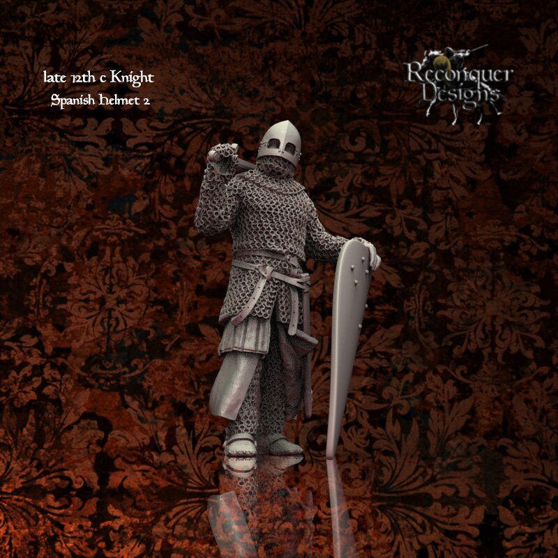Late 12th Century Spanish Knight | 28mm Scale | Reconquer Designs - Etsy UK
