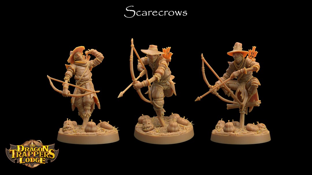 Scarecrows | Halloween Weird World | 32mm Scale | Dragon Trappers Lodge ...