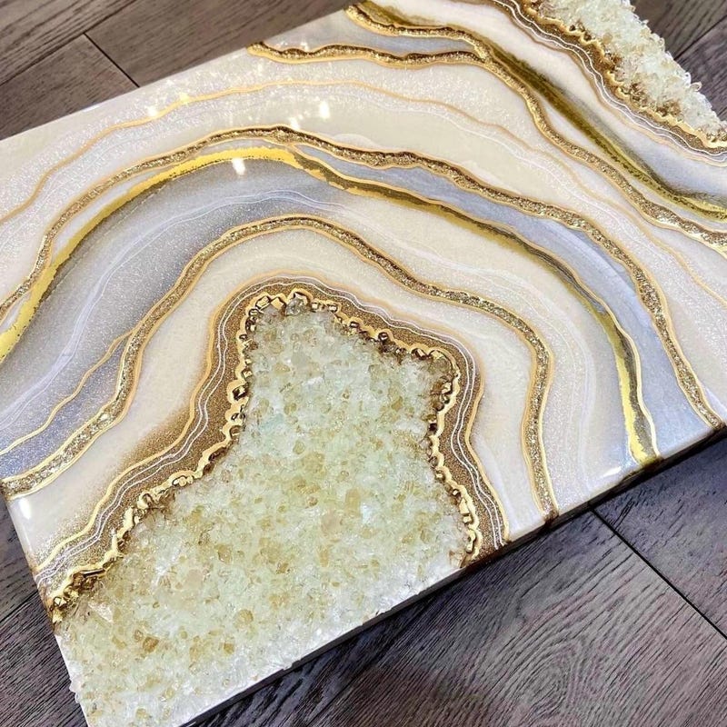 Resin Geode Wall Art - Etsy