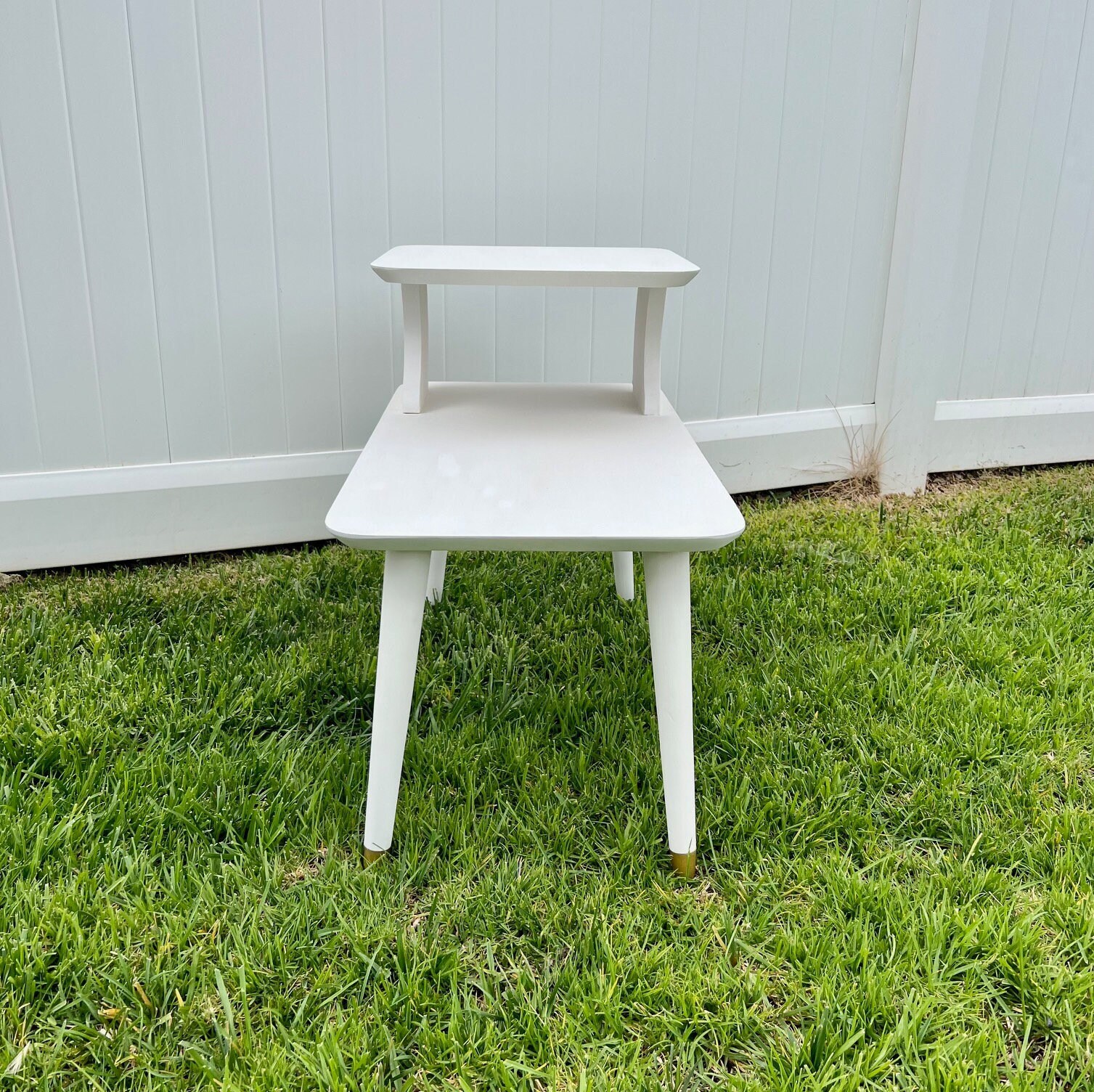 Vintage Mid Century Modern Telephone Table - Etsy