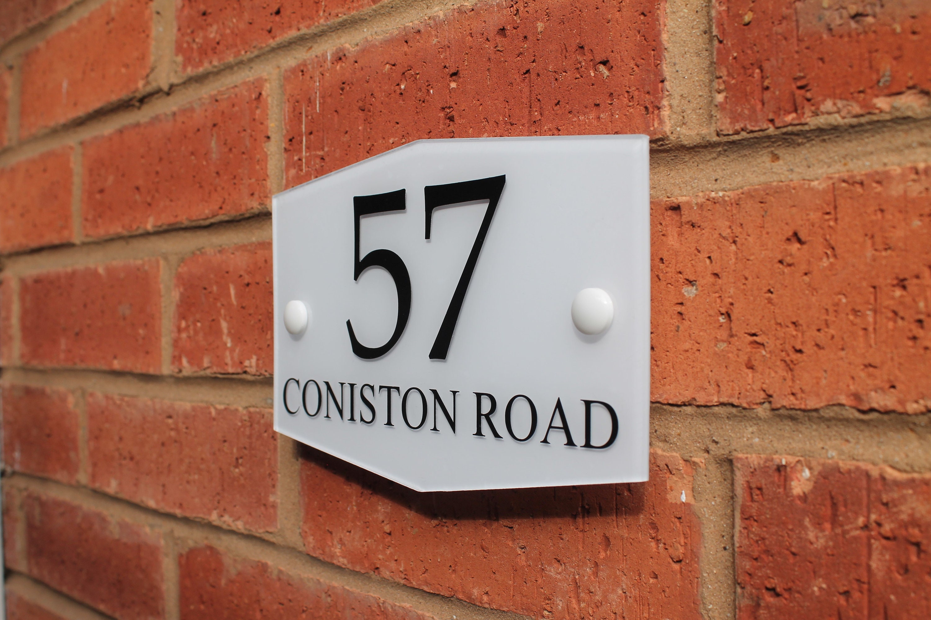 Stylish Unique Handmade Acrylic House Signs Weather Resistant - Etsy UK