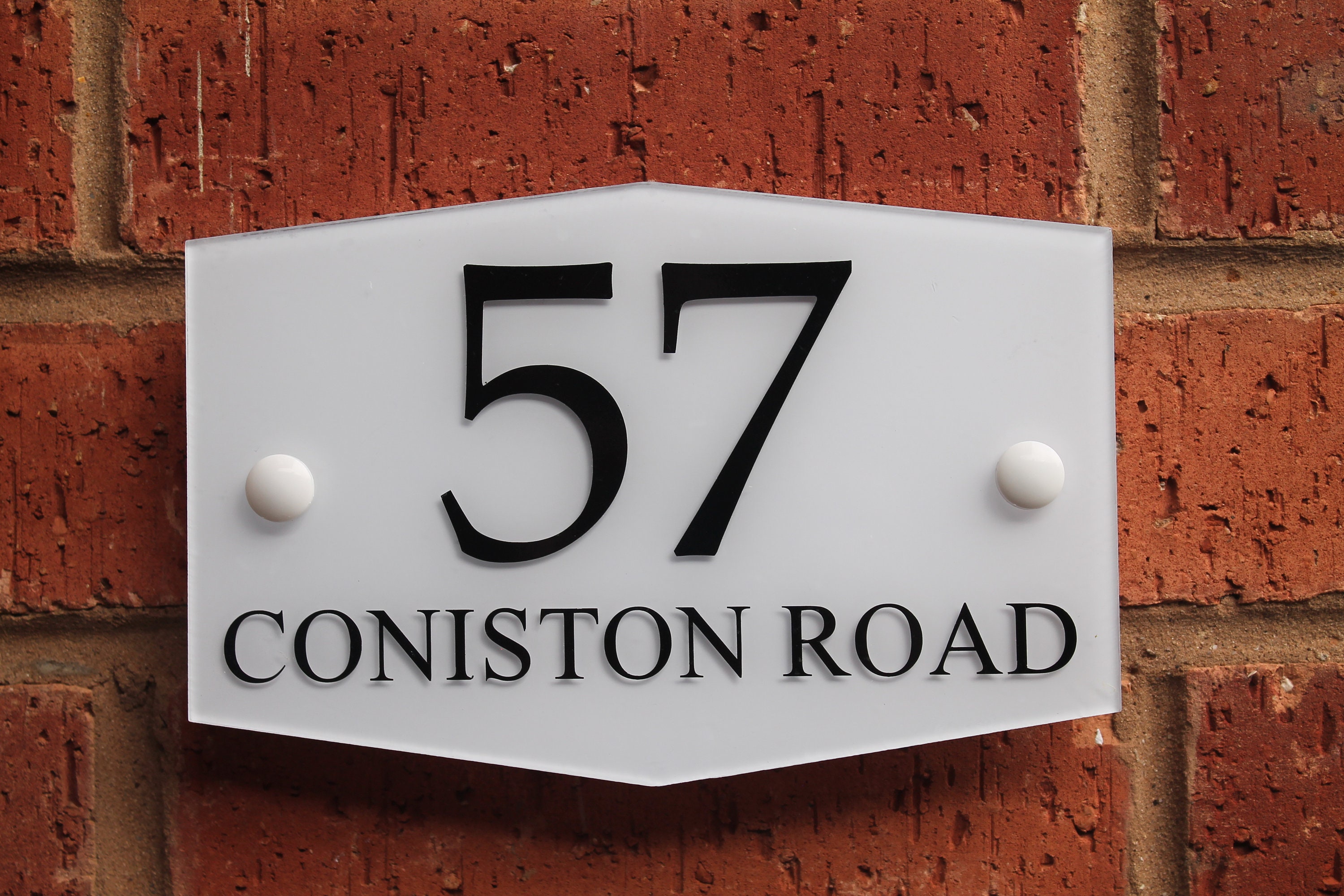 Stylish Unique Handmade Acrylic House Signs Weather Resistant - Etsy UK