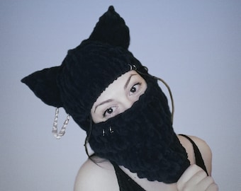 Cat Eared Balaclava - Etsy