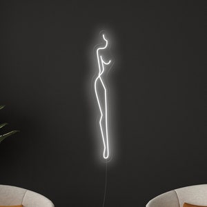 Girl Body Neon Sign - Girl LED Neon Sign, Gift for Her, Girls Neon ...