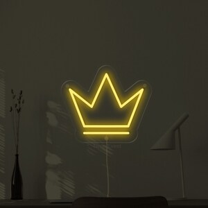 Crown Neon Sign, Queen Crown Neon, Girl Neon Sign, Gift for Her, Shine ...
