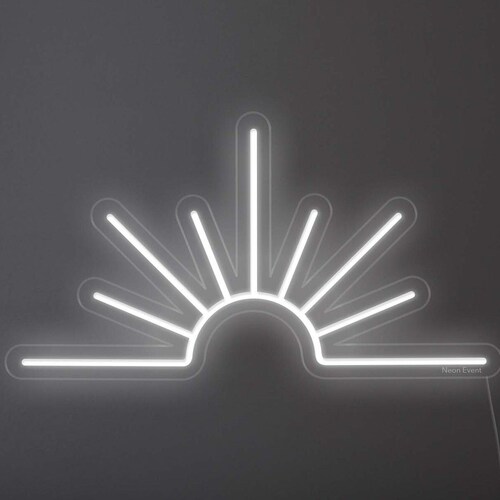 Sun Neon Sign LED Neon Sign Wall Decor Wall Sign Sunset - Etsy