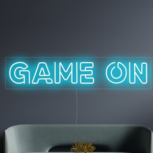 Game Sign LED Neon Sign, Game Neon, Bedroom Neon Sign, Led Neon Sign ...