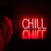 Chill Neon Sign Chill Neon Neon Chill Led Neon Led Sign | Etsy
