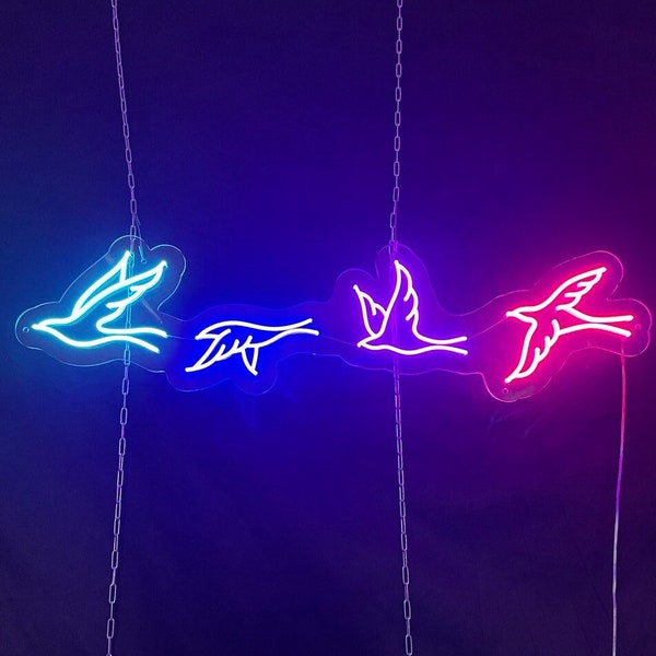 Neon Peace Sign - Etsy