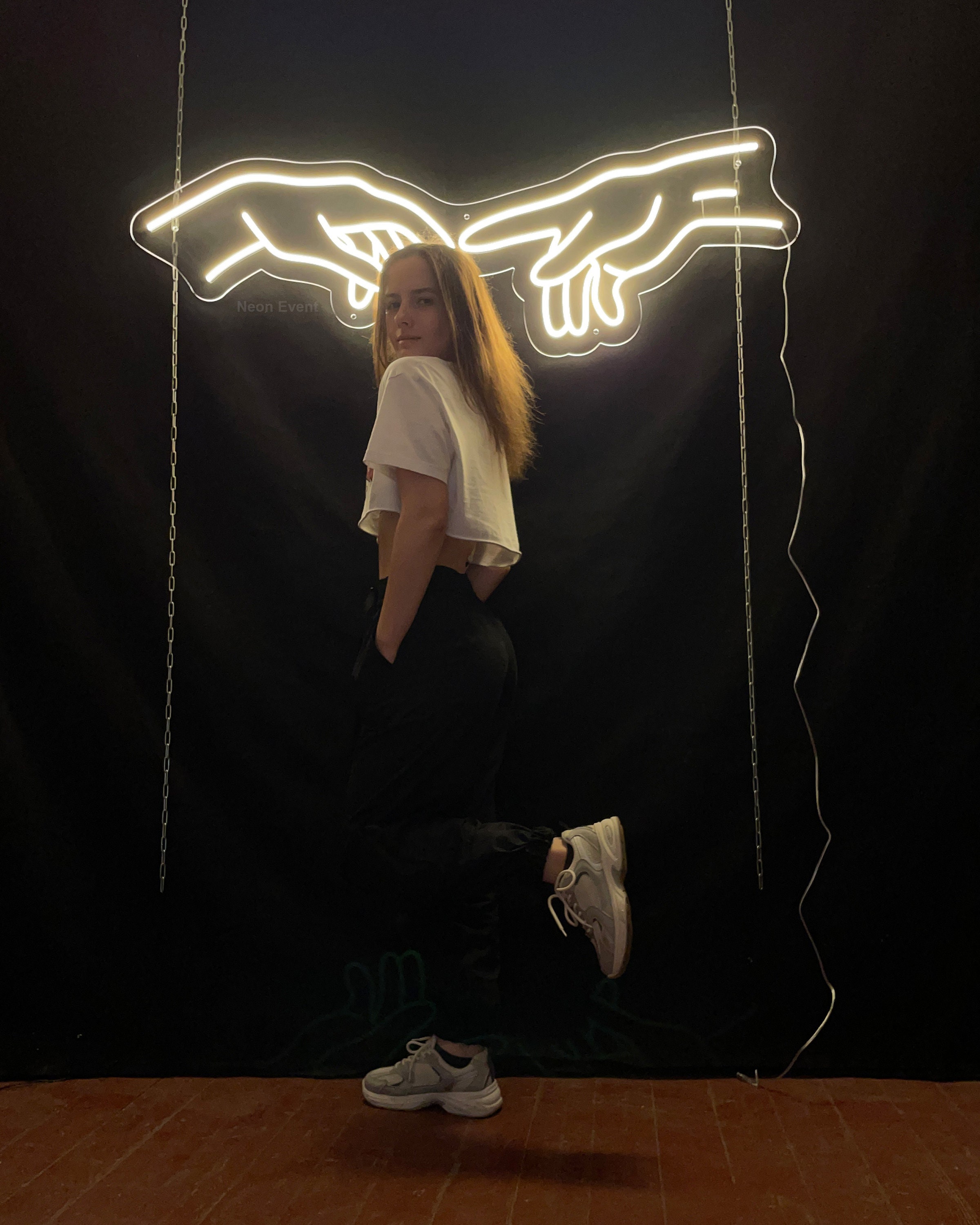 Hands Neon Sign, Hands of God Neon Sign, LED Neon Sign, Wall Decor,neon ...