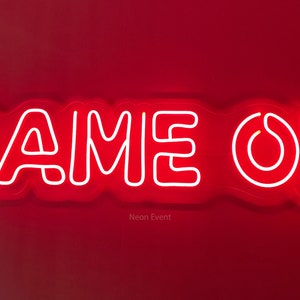 Game Sign LED Neon Sign, Game Neon, Bedroom Neon Sign, Led Neon Sign ...