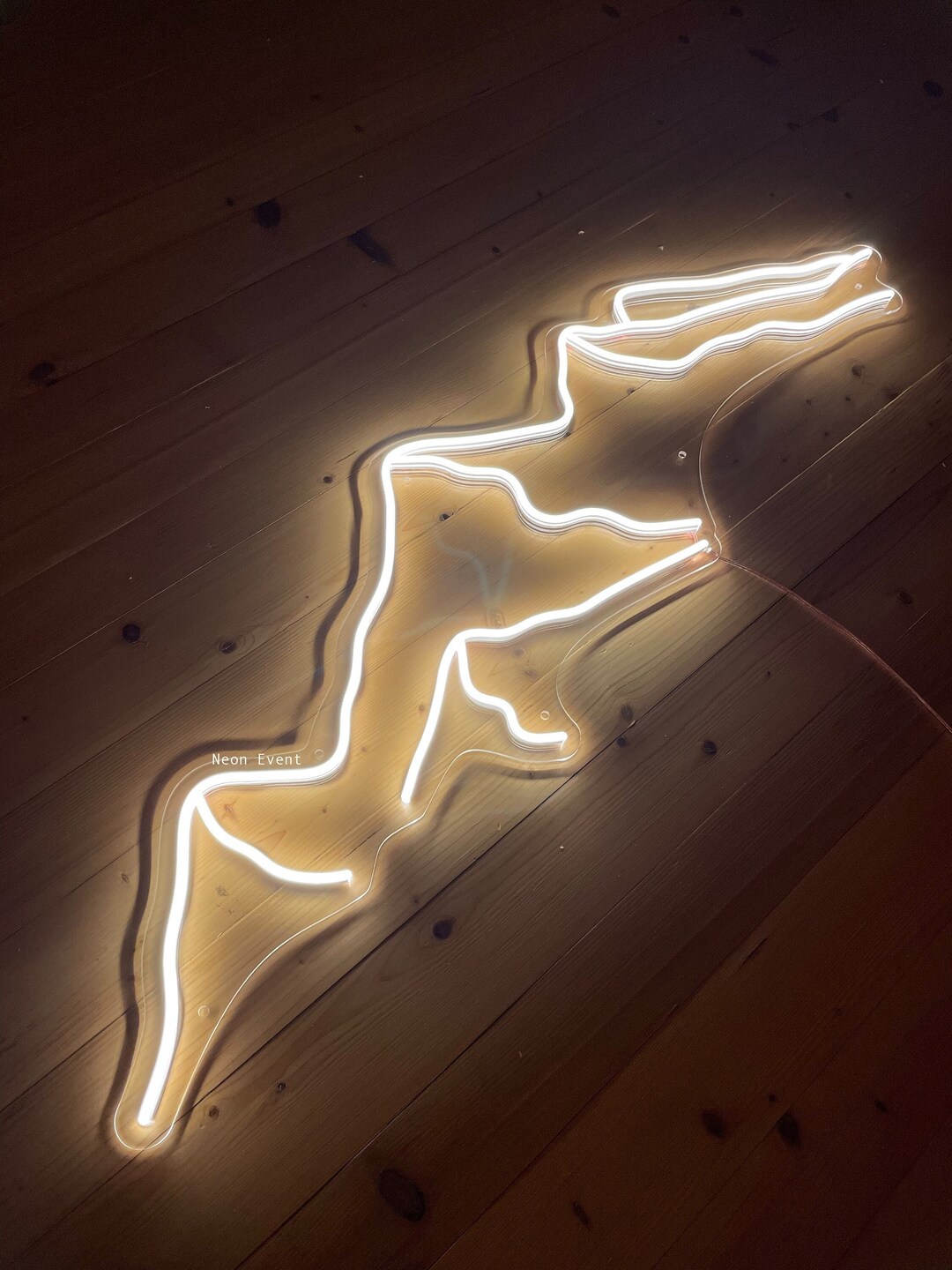 Mountains Neon Sign - LED Neon Sign, Wall Decor, Wall Sign, Mountain ...