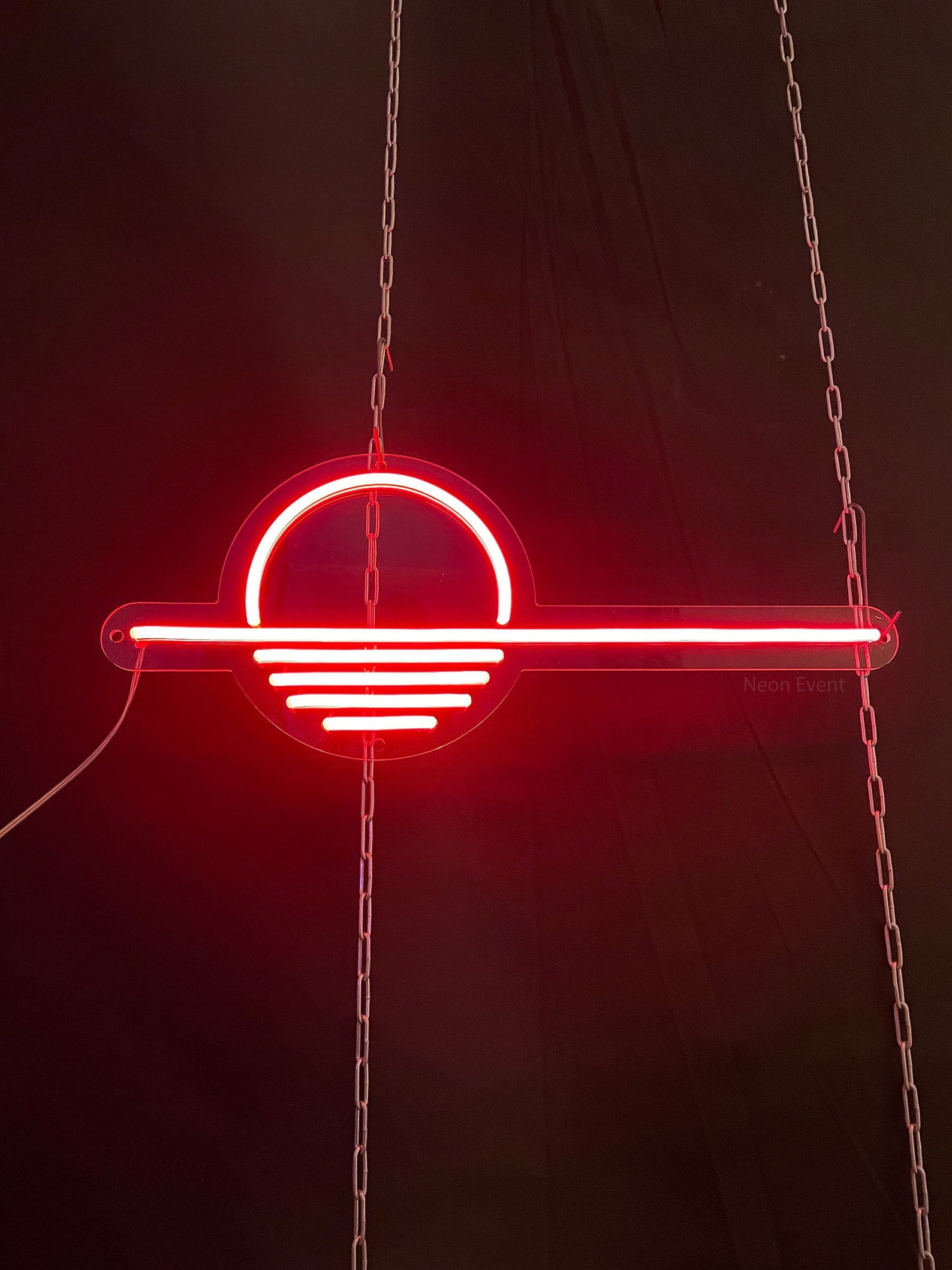 Sun Neon Sign LED Neon Sign Wall Decor Wall Sign Sunset - Etsy