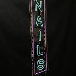 NAILS Neon Sign for Beauty Salon, Nails Room Light Sign, Beauty Neon ...