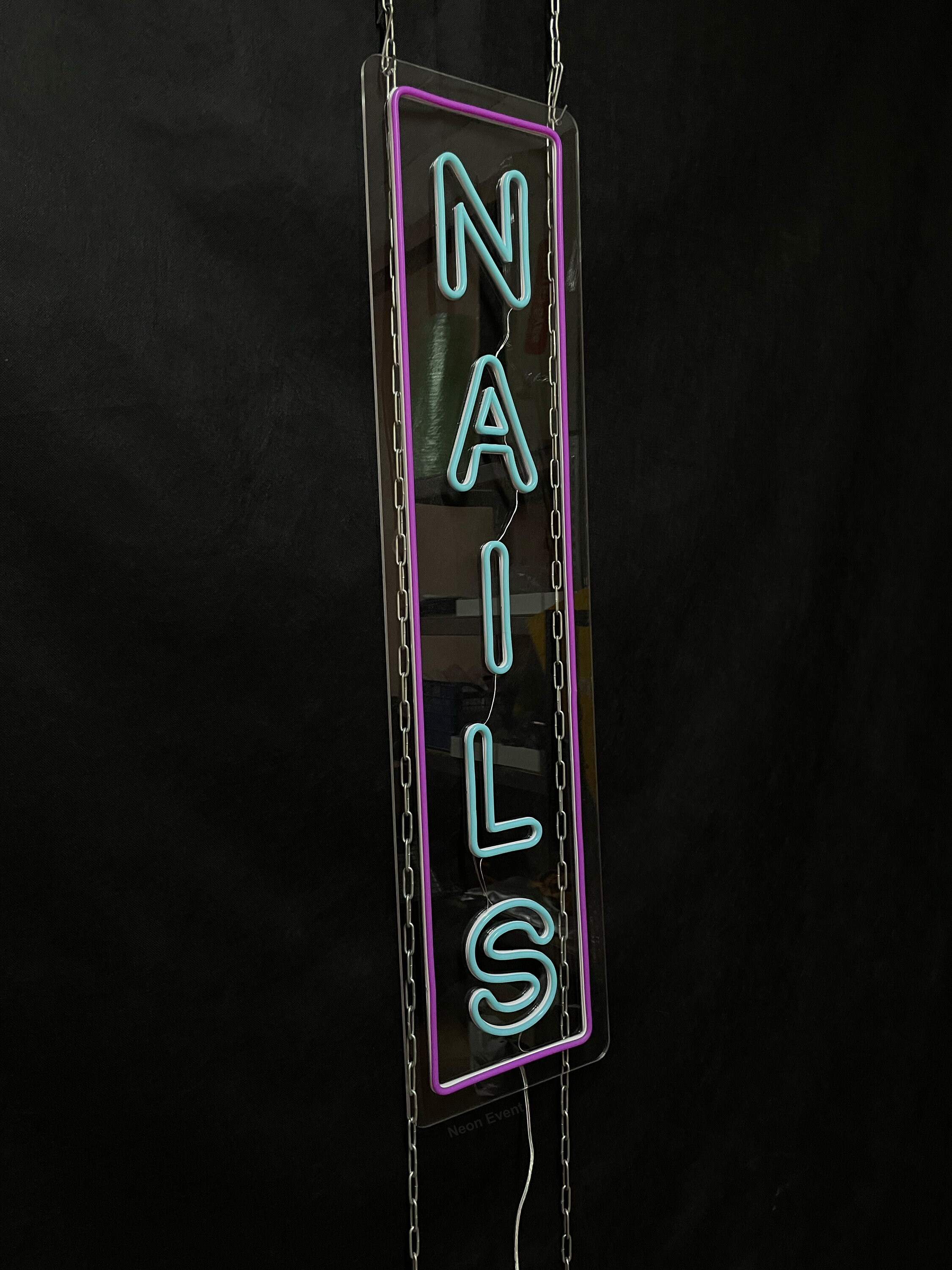 NAILS Neon Sign for Beauty Salon, Nails Room Light Sign, Beauty Neon ...
