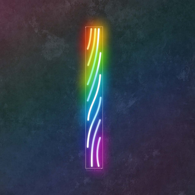 Rainbow Neon Sign LED Neon Sign Wall Decor Wall Sign Kids - Etsy