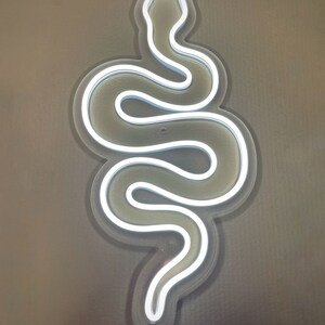 Snake Neon Sign - LED Neon Sign, Wall Decor, Wall Sign, Snake Led Sign ...
