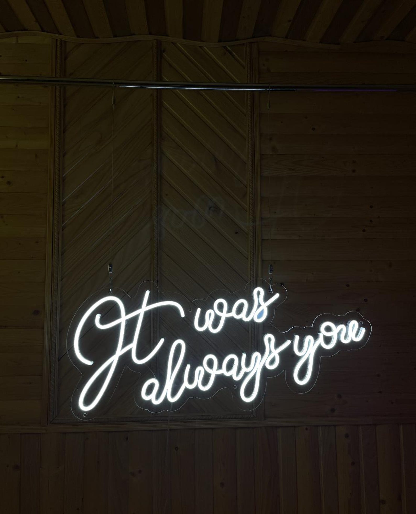 It Was Always You Neon Sign, Wedding Neon Sign, Custom Neon Sign, Love ...