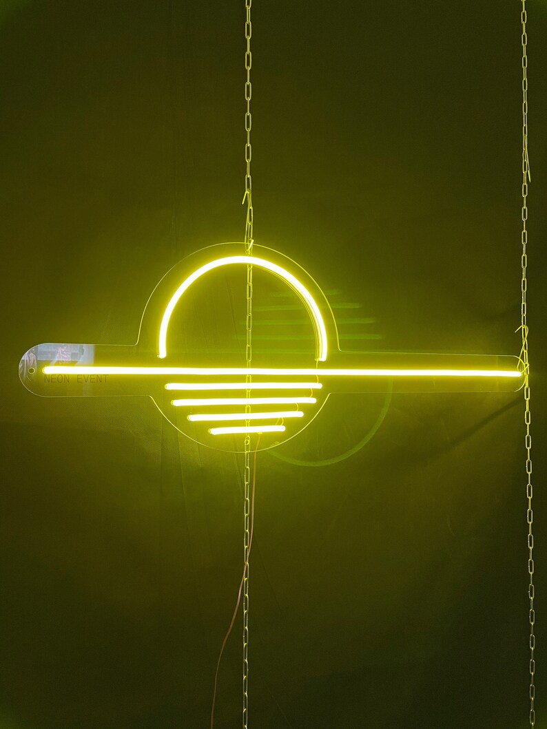 Sun Neon Sign LED Neon Sign Wall Decor Wall Sign Sunset - Etsy