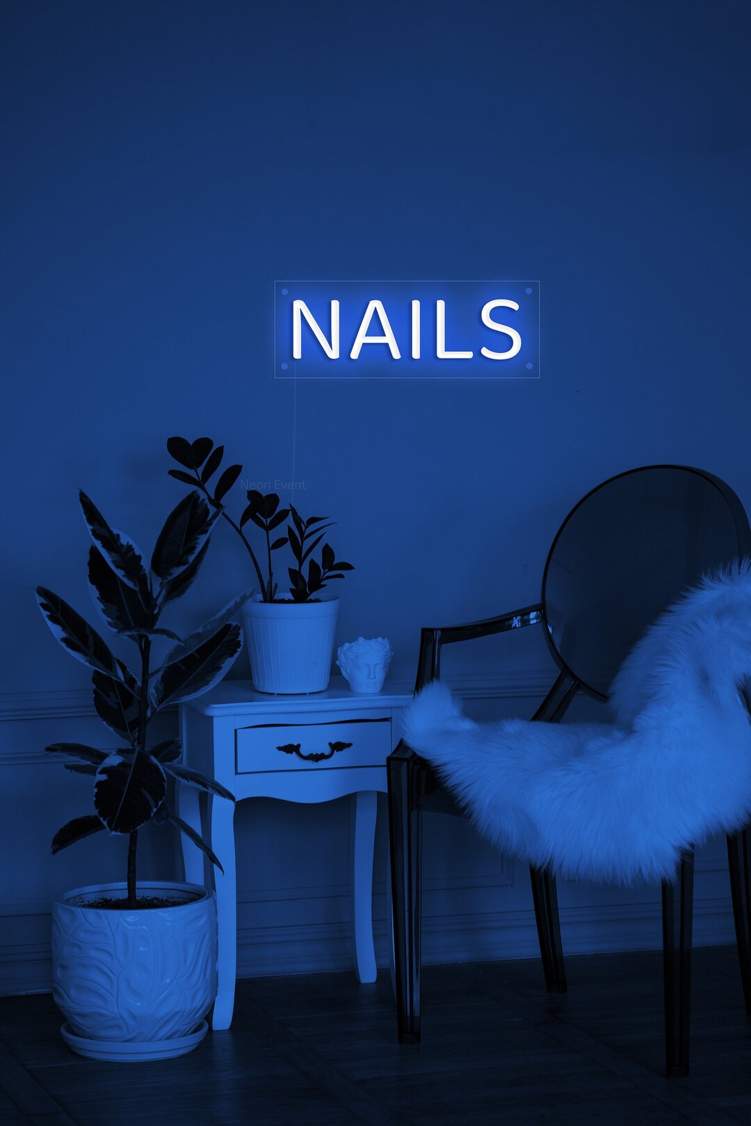 NAILS Neon Sign | Nail Neon Sign, Manicure Neon Sign, Beauty Salon ...