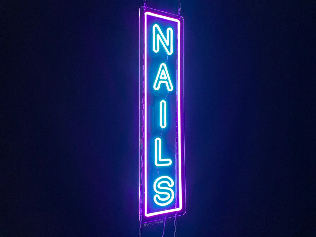 NAILS Neon Sign for Beauty Salon, Nails Room Light Sign, Beauty Neon ...