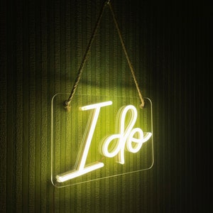 I Do Neon Sign, I Do Led Sign, Wedding Led Sign, Weding Neon Sign - Etsy